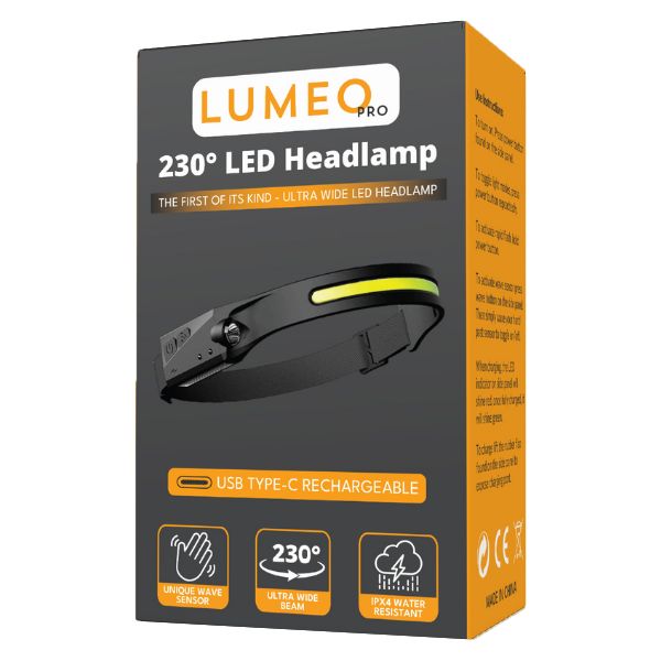 Lumeo Pro 230° Headlamp